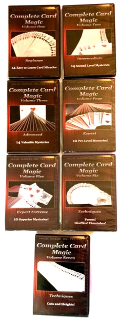 COMPLETE CARD MAGIC (x7) DVD Set with Gerry Griffin £40.00 - PicClick UK