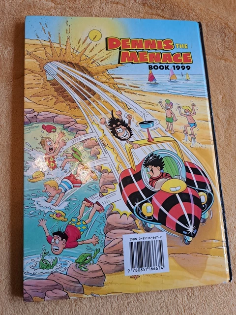 BEANO DENNIS THE Menace Gnasher Annual Book Vintage 1999 Edition ...