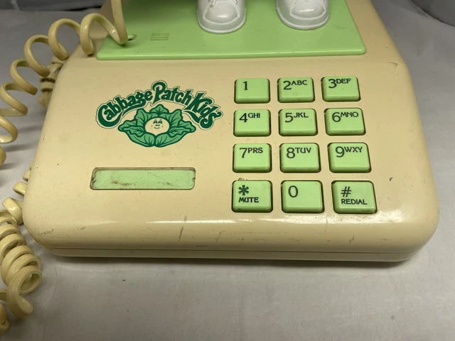 VINTAGE CABBAGE PATCH KIDS COLECO LANDLINE PHONE / PULSE DIALING 1984 ...