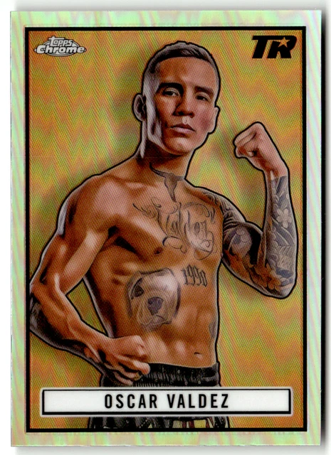 TOPPS CROMO 2024 Boxeo N º TR-37 Oscar Valdez Ringside Refractor EUR 1 ...