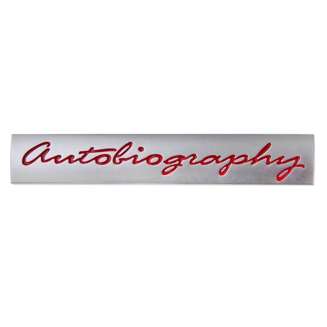 &AUTOBIOGRAPHY& TRUNK LETTERS Emblem Sport Tailgate Logo Badges (1PCS ...