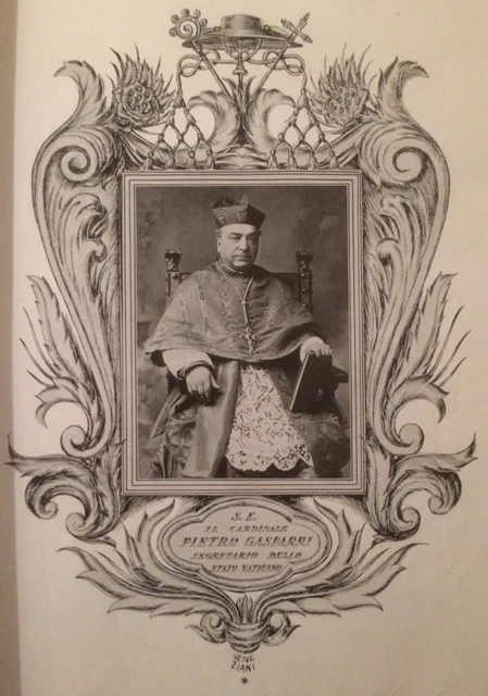 VATICANO_CARDINALE GASPARRI_RITRATTO D'EPOCA_ARALDICA_VENEZIANI ...