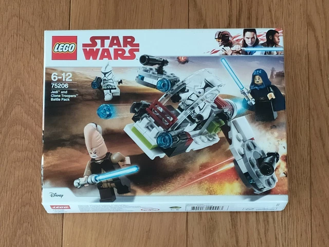 LEGO 75206 STAR Wars Pack De Combat Des Jedi Et Des Clone Trooper Neuf ...