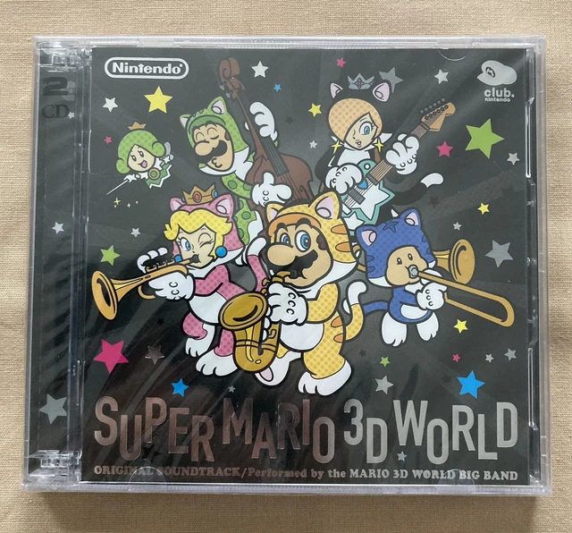 SUPER MARIO 3D World Soundtrack Cd Brand New & Factory Sealed EUR 81,97 ...