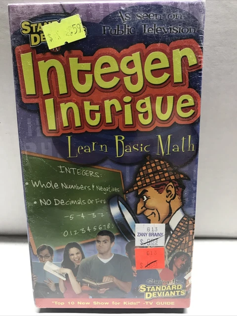 THE STANDARD DEVIANTS: Basic Math Vhs Video, Course Concepts, Techniques 📼19 £8.91 - PicClick UK