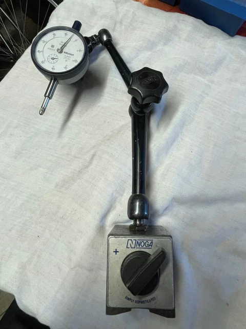 NOGA MAGNETIC BASE & Mitutoyo Dial Indicator $187.50 - PicClick AU