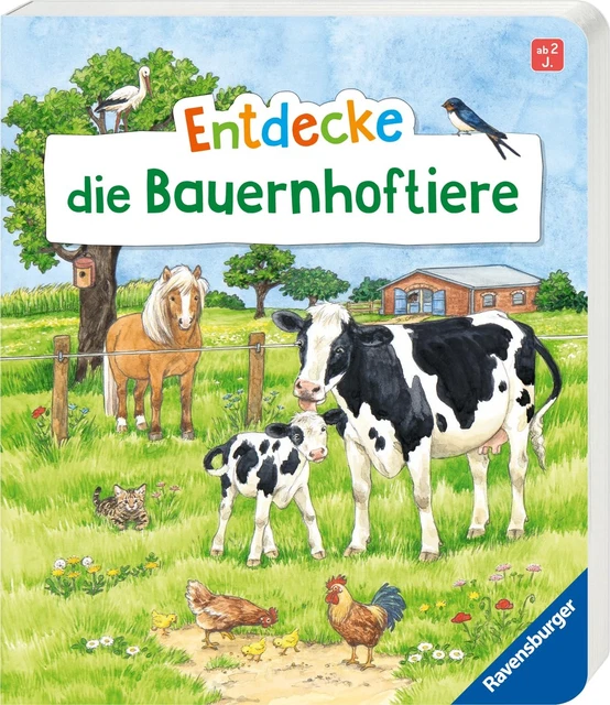 ANNE EBERT URSU Entdecke die Bauernhoftiere: Pappbilderbuch ...