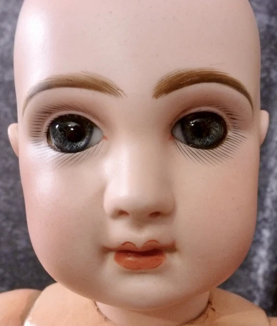 ANTIQUE FRENCH CM JUMEAU, 19" / 50cm, BISQUE DOLL, c 1880's OLD DOLL £ ...