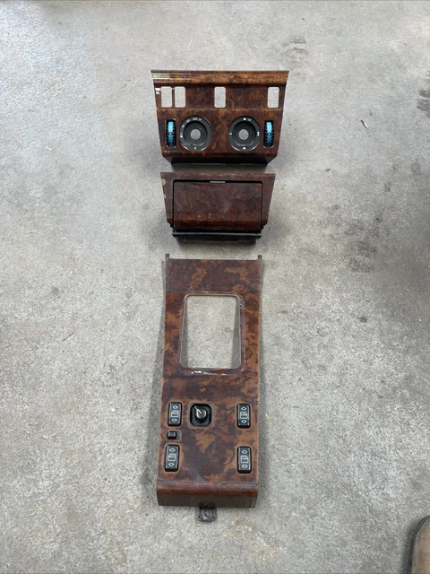 MERCEDES BENZ W124 Centre Console Wood Trim Panel £150.00 - PicClick UK