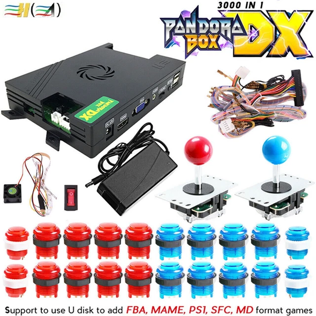PANDORA BOX DX Family Version 3000 in 1 3D Arcade Game Board 3P/4P HDMI ...