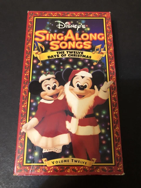 DISNEY'S SING ALONG Songs - I dodici giorni di Natale (VHS, 1997) EUR 6 ...