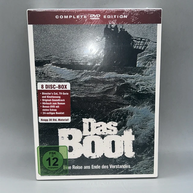 DAS BOOT COMPLETE DVD Edition 8-Disc Directors Cut Sealed RARE Box-set ...