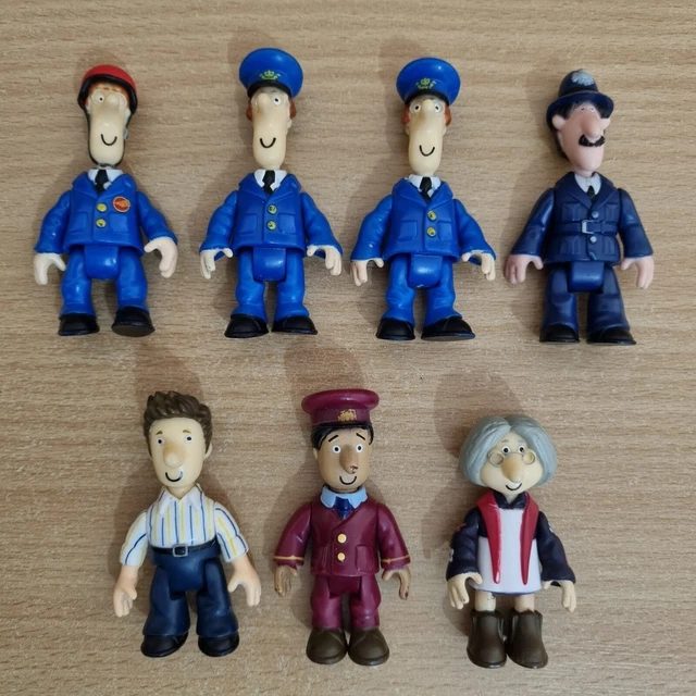 7X POSTMAN PAT & Friends Toy Figures Character Ben Taylor Mrs Goggins ...