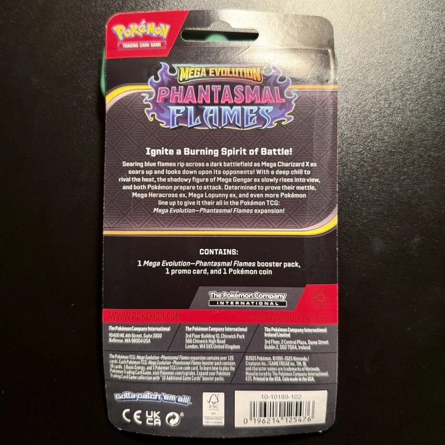 NEW POKÉMON TCG Phantasmal Flames Blister Pack Whimscott Promo with ...