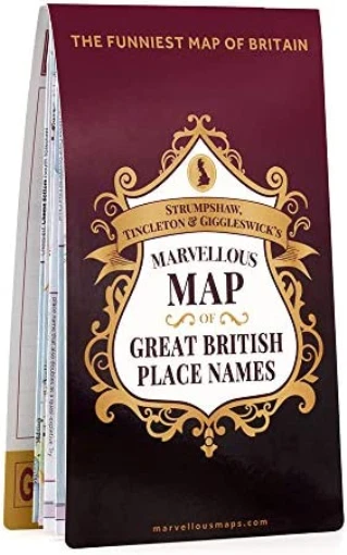 GREAT BRITISH PLACE Names Map | Funny Map & Guide | Marvellous Maps ...