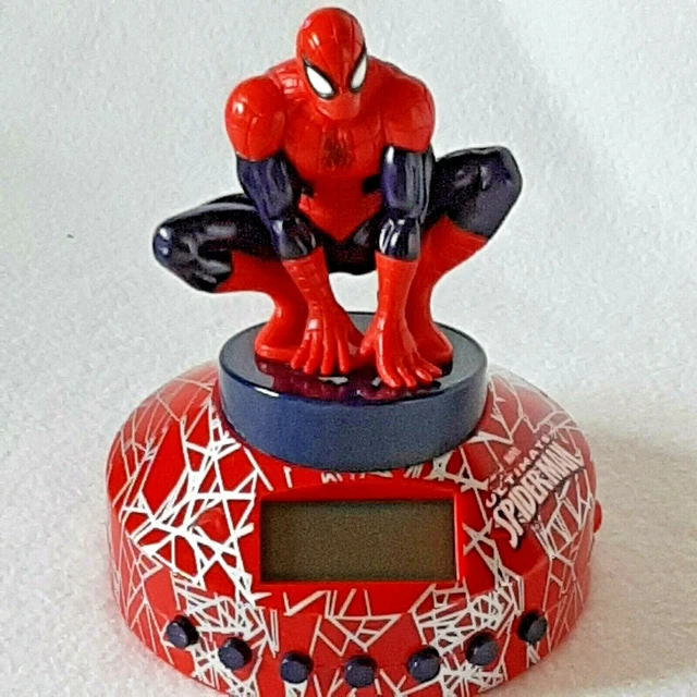 MARVEL ULTIMATE SPIDERMAN 3D Figurine Stance Digital Radio Alarm Clock ...