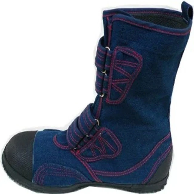 RIKIO POWER ACE HG220 High Guard Steel Toe Safety Boots Denim Blue Anti ...