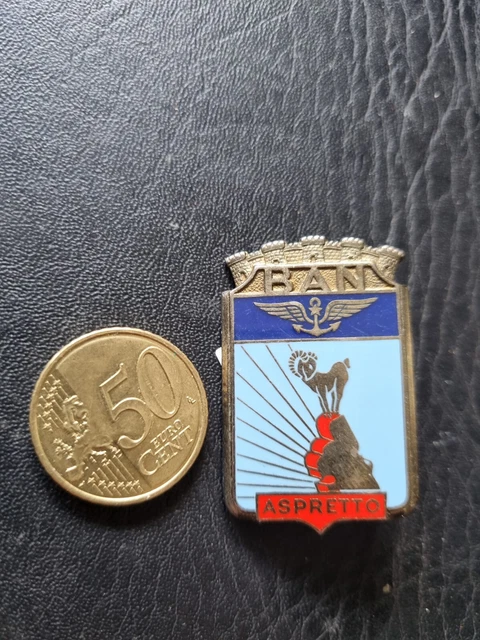 INSIGNE MARINE NATIONALE BAN base aéronautique ASPRETTO CORSE. Émaillé ...