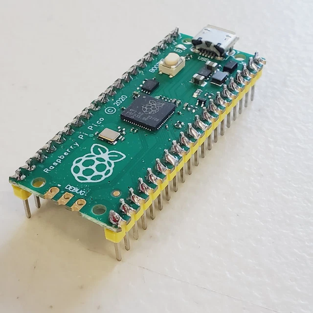 RASPBERRY PI PICO H - Microcontroller Development Board w/ Soldered ...