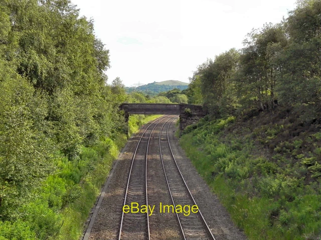 PHOTO 6X4 RAILWAY at Heyrod, looking towards Stalybridge Mossley ...