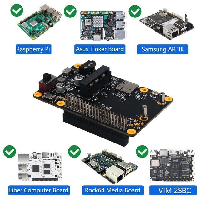 PLACA DE MÓDULO 3G/4G/LTE para Raspberry Pi/Samsung ARTIK/Latte Panda ...