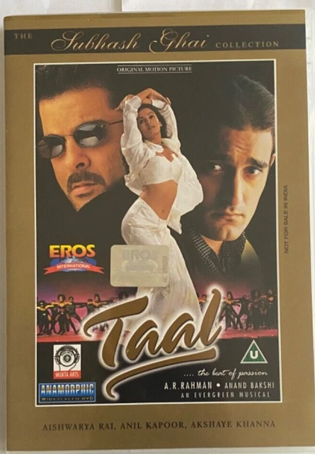 TAAL 1999 MUSICAL/ROMANCE Aishwarya Rai Anil Kapoor Akshaye Khanna ...