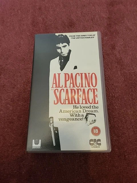 AL PACINO SCARFACE Vhs CIC Video 1983 Rare Cover Variant EUR 25,90 ...