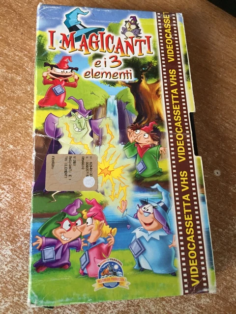 VHS I MAGICANTI e i 3 elementi cartoni animati kinder ferrero EUR 5,99 ...