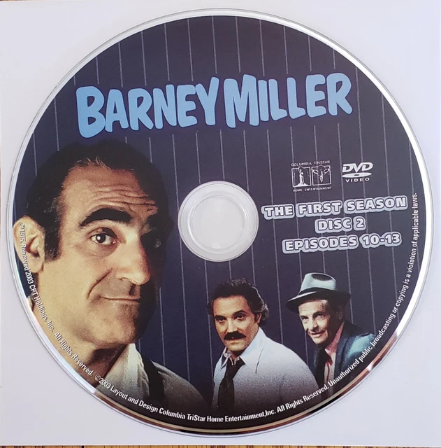 BARNEY MILLER SEASON 1 Disc 2 Replacement DVD Disc Only $6.45 - PicClick CA