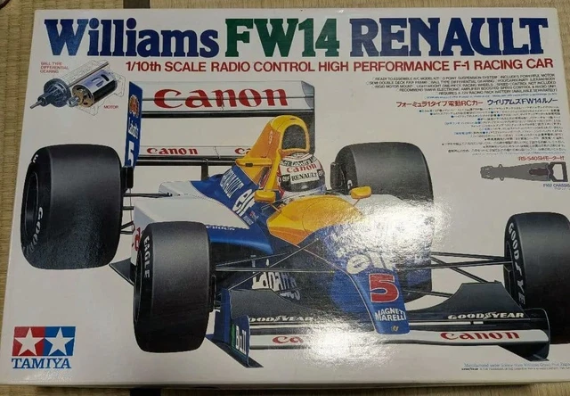 TAMIYA WILLIAMS FW14 1/10 RC F1 Racing Car Vintage Discontinued £455.56 ...