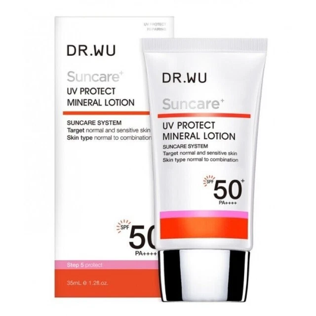 DR. WU UV Protect Mineral Lotion Suncare+ Sunscreen Sunblock SPF50+ PA+++ 35ml $73.23 - PicClick AU