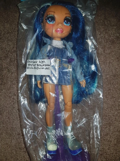 RAINBOW HIGH SKYLAR Bradshaw series 1 blue Doll With Luxury Outfits ...