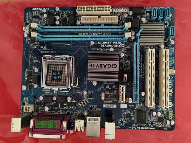 GIGABYTE GA-G41MT-S2PT V1.1 Motherboard Intel G41 Socket LGA 775 DDR3 ...