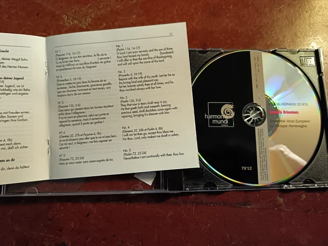 CD. SCHEIN. ISRAELIS Brünnlein. Les fontaines d'israël. Philippe ...