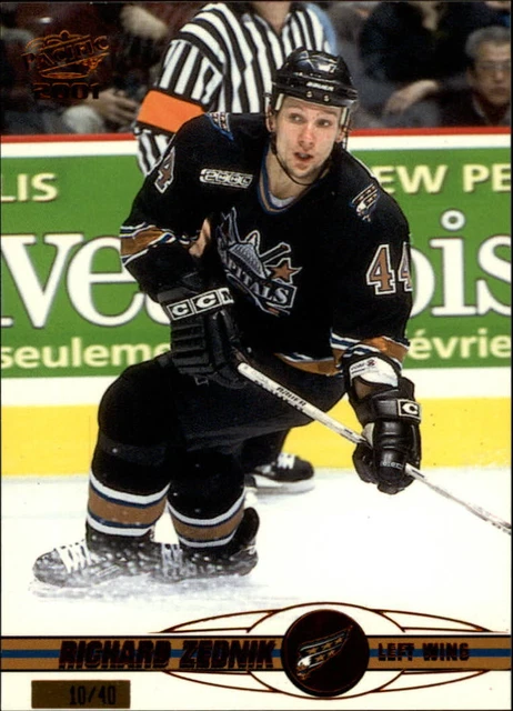 2000-01 (CAPITALS) CUIVRE du Pacifique #430 Richard Zednik /40 EUR 7,97 ...