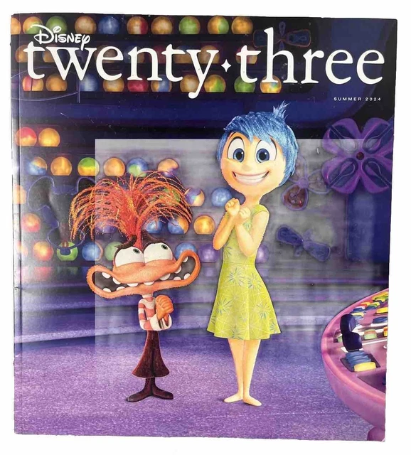 DISNEY TWENTY-THREE MAGAZINE D23 Summer 2024 Inside Out 2 Two Film ...