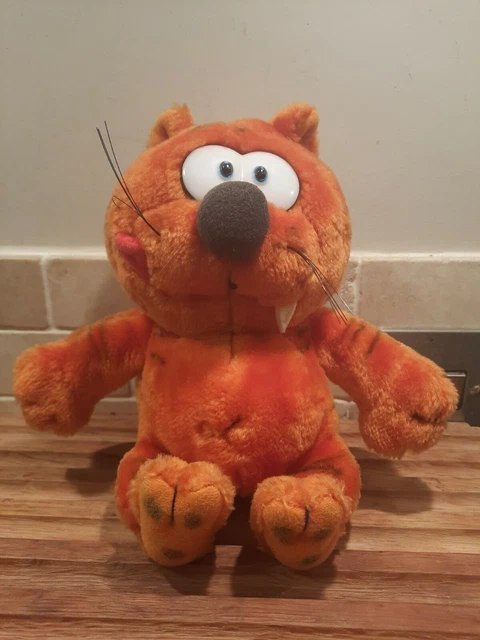VINTAGE RARE HEATHCLIFF Cat Plush Toy Applause 1982 9 Inches Tall Retro ...