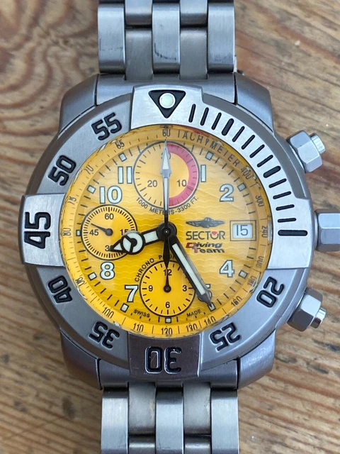 SECTOR DIVING TEAM 1000 Chronograph £995.00 - PicClick UK