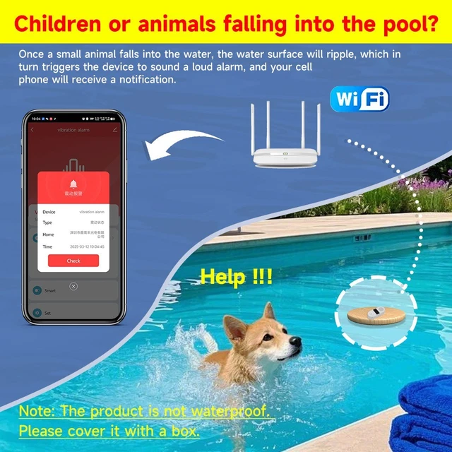 SIMPLIFIED ONE BUTTON SOS System Featuring 130dB Sound and Light Signal ...