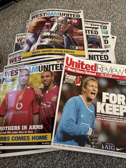 WEST HAM UNITED Football Programmes £5.43 - PicClick UK