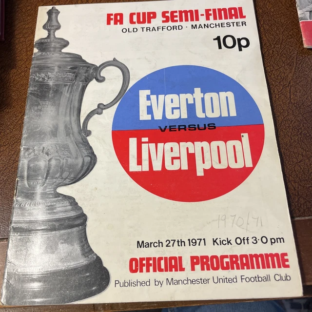 7 LIVERPOOL FC Football Programmes Some Cup Matches 1971/73/74/77/78 £2 ...