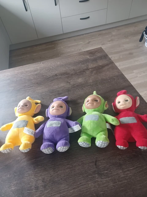 TELETUBBIES TALKING SOFT Toy Plush Figures Bundle Complete Set of 4 ...