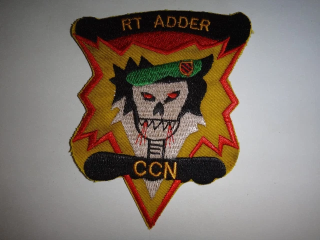 VIETNAM WAR US 5th Special Forces Group MACV-SOG RT ADDER CCN Patch $13 ...