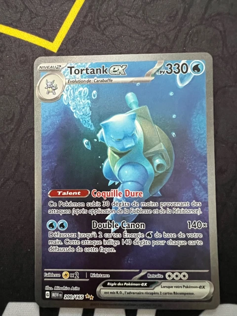 CARTE POKÉMON - Tortank EX 200/165 - Ecarlate & Violet - Pokémon 151 ...