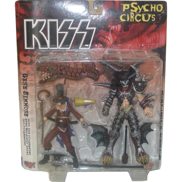 MCFARLANE KISS PSYCHO Circus - Gene Simmons with Ringmaster $27.99 ...
