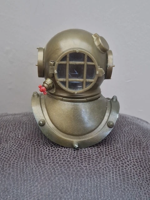 VINTAGE ACTION MAN Deep Sea Diver Helmet With Red Tap £11.99 - PicClick UK