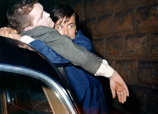 FRANK LATIMORE FRENCH actor Alain Delon in Plein Soleil writte- 1950s ...