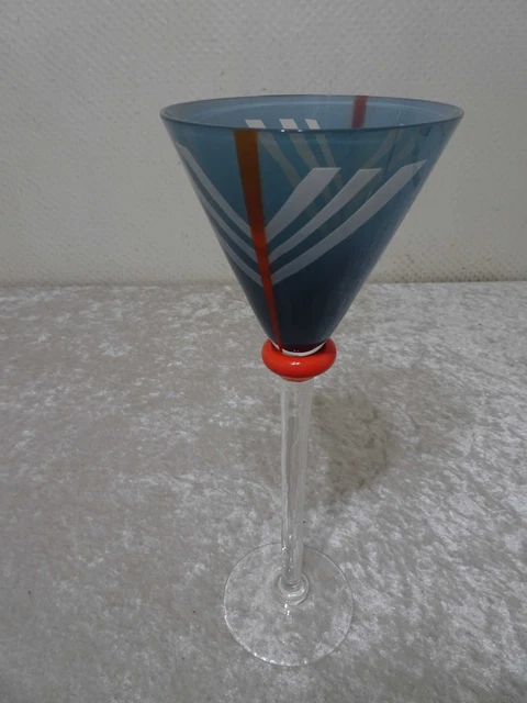 KOSTA BODA ATELIER Design Gun Lindblad vetro calice firmato - vintage ...