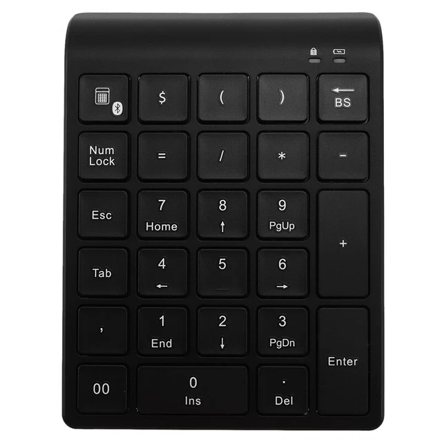 27 KEYS BLUETOOTH Wireless Numeric Keypad Numpad With More Function ...