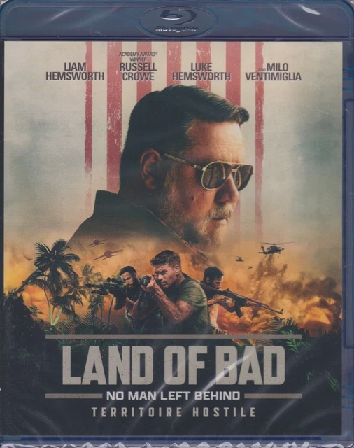LAND OF BAD BLURAY SET with Liam Hemsworth & Russell Crowe & Milo ...